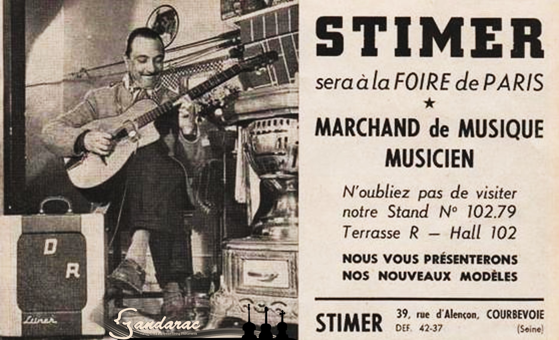 Stimer guitar pickups and amplifiers - Gypsy Jazz Online